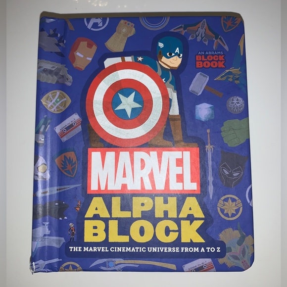 Marvel | Other | Marvel Alpha Alphabet Hard Board Book Pop Up 3d ...